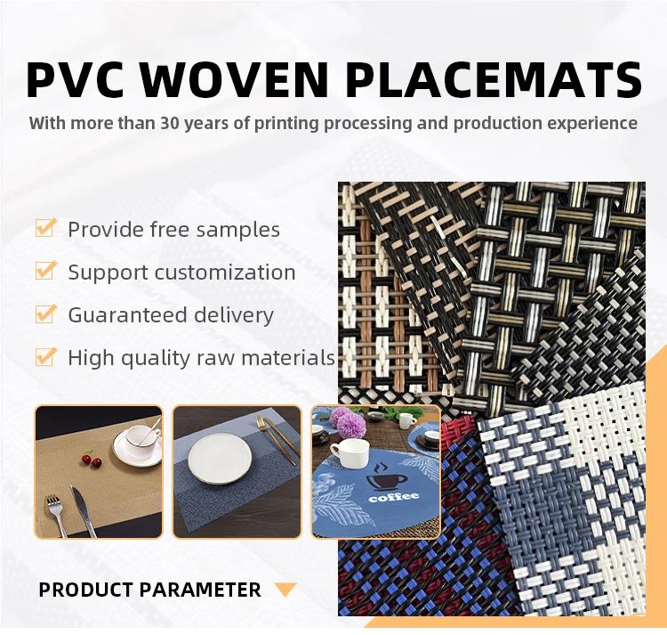 Custom Printed American Style Irregular Design Shape Placemats Non-slip ...