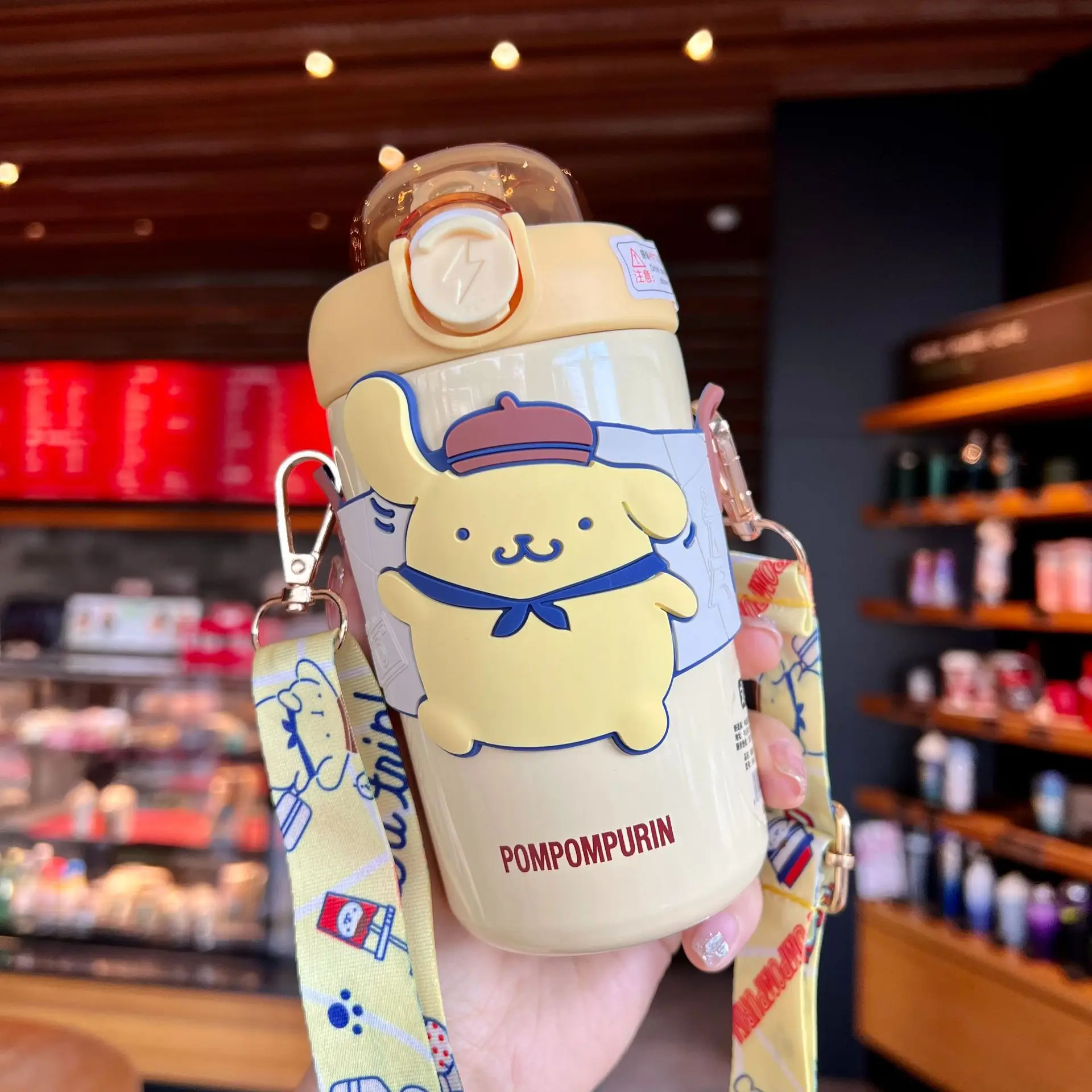 Ruunjoy High Quality 380ml Sanrio Stainless Steel Water Bottle With Straw My Melody Kids ...