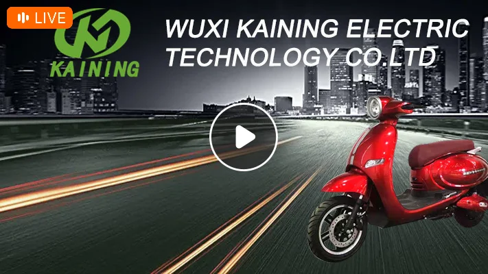 Wuxi Kaining electric scooter introduction Product Show Stream 2023 ...