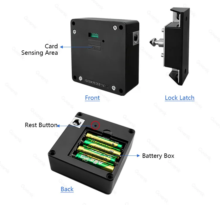 Guvenlik Wholesale Ttlock Rfid Card Drawer No Hole Smart Electronic ...