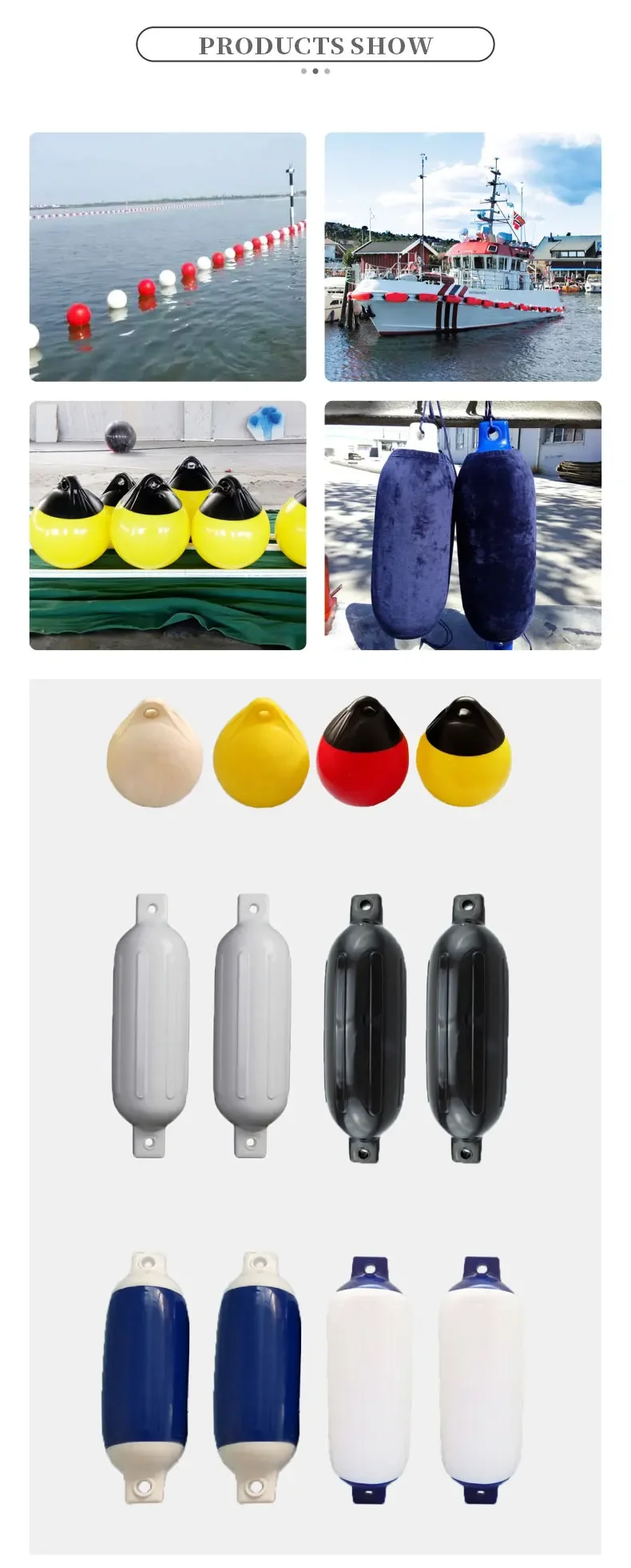 Impa 232416 Inflatable Boat Fender Customized Size Colorful Marine Pvc ...