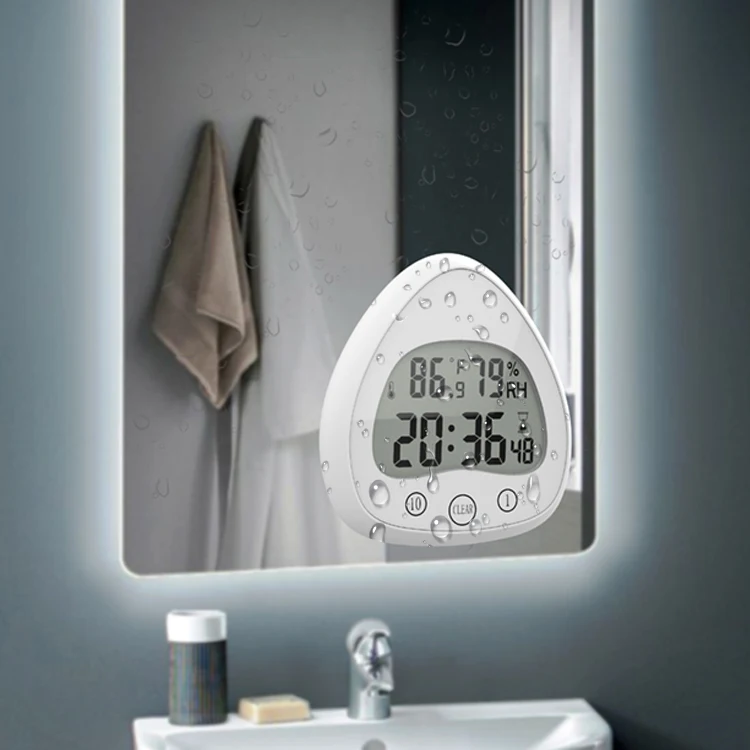 Popular Timer Wall Clock Bathroom Countdown Countup Temperature ...