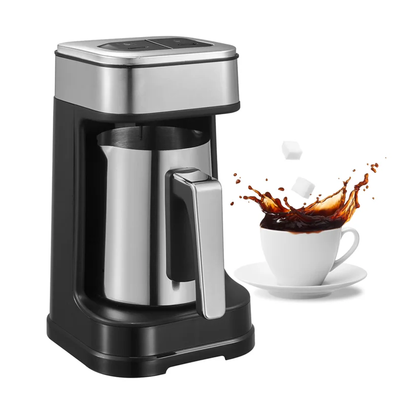 Turkish Coffee Maker With Dual Mode,4 Cup 250ml Capacity,Stainless ...