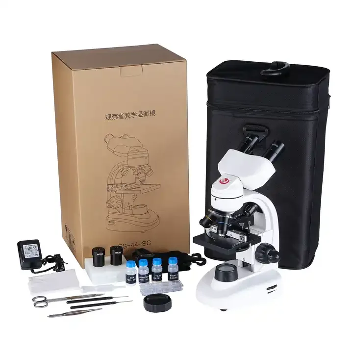 Biological Microscopes XSP-44SM 4x 10x 40x Eyepiece WF10x Eyepiece ...