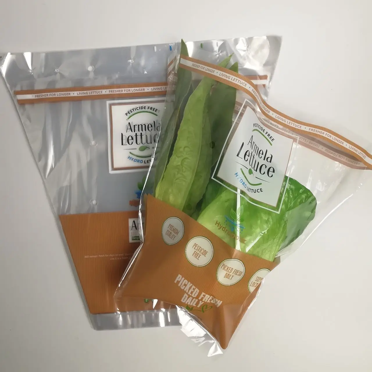 Factory Customized Trapezoid Bopp Cpp Cellophane Vegetable Bags ...