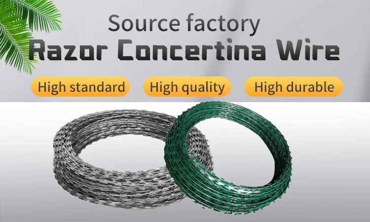 Stainless Steel Razor Barbed Wire Fence - Durable & Secure