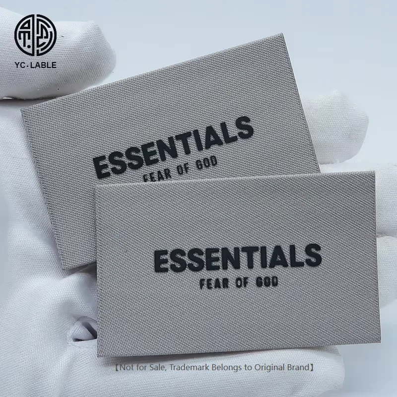 Custom Clothing Logo - 3D Embossed Silicone Rubber Labels