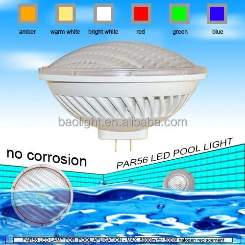 500w Equivalent Par56 LED Swimming Pool Lamp - IP68 Rated