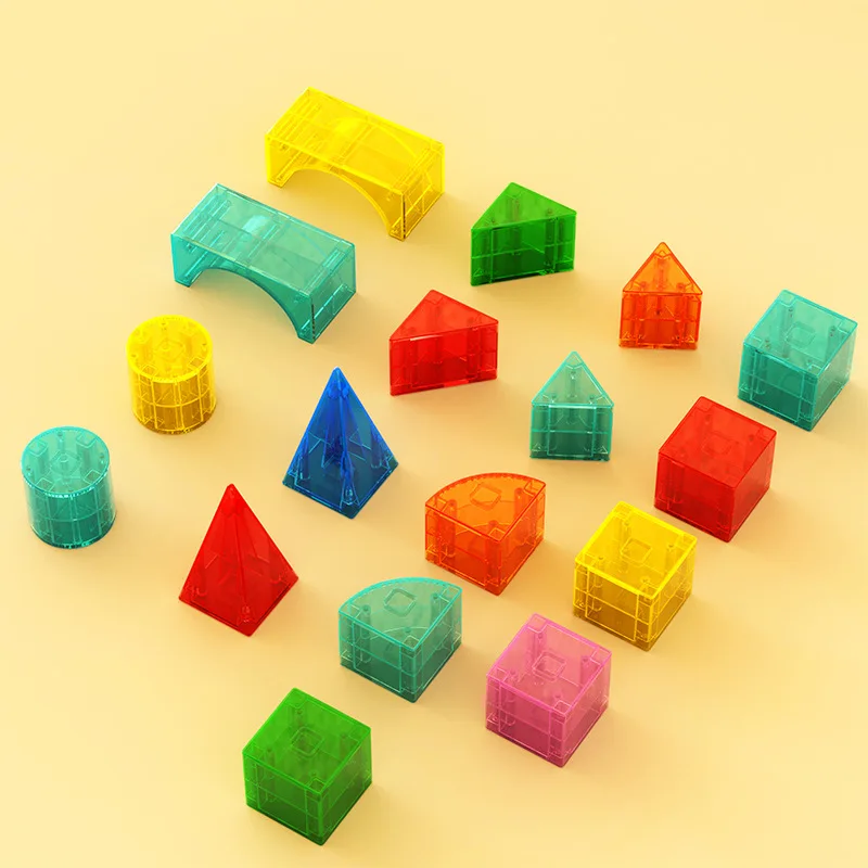 Colorful Magnetic Building Blocks Magnet Assembly Boys And Girls ...