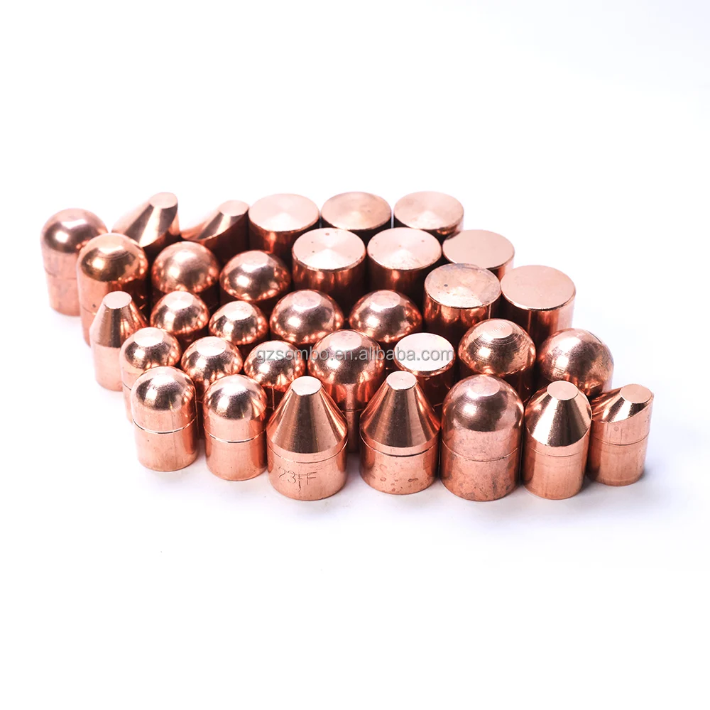Sale Various Spot Welding Electrodes Cap Tips ForWelder Copper Welding ...