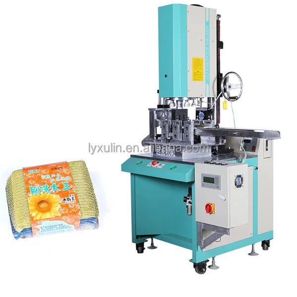 Automatic Scrub Cloth Feeding Machine Sponge Pad Wire Weaving Machine ...