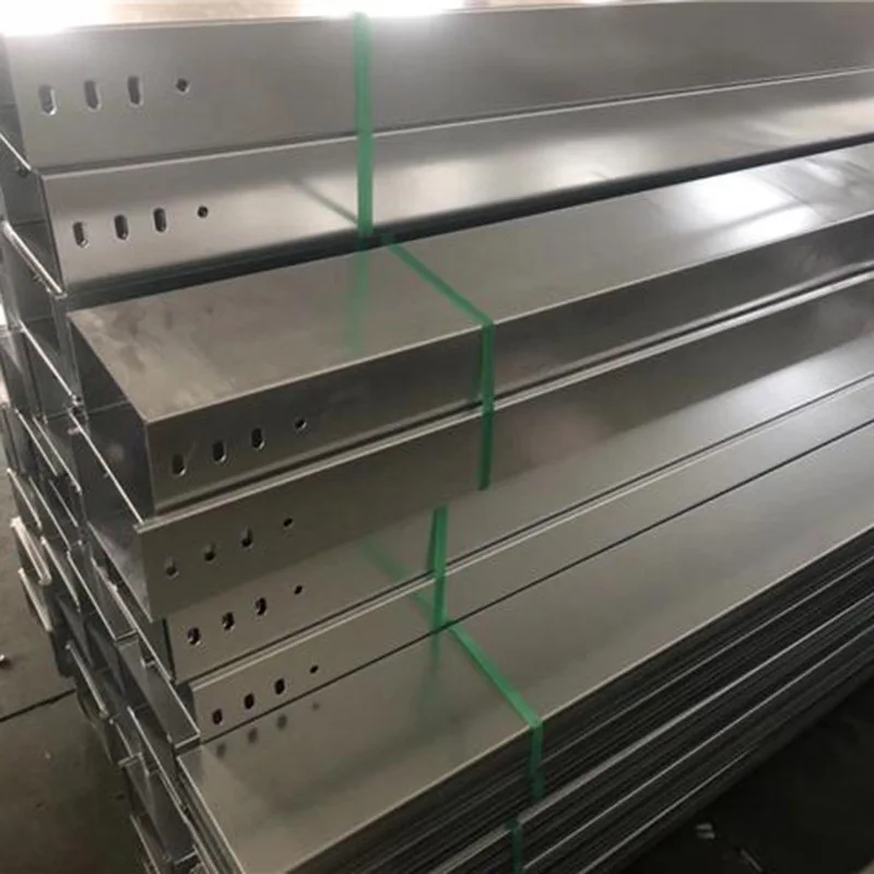 Custom Perforated Cable Trunking Hot Dip Galvanized Steel Trunking ...
