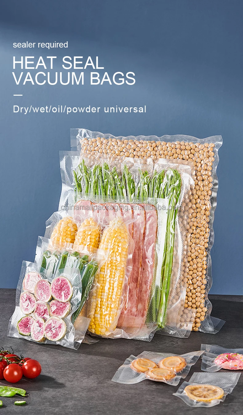 Custom Food Grade Vacuum Sealed Plastic Packaging Bags Vacuum Packaging ...
