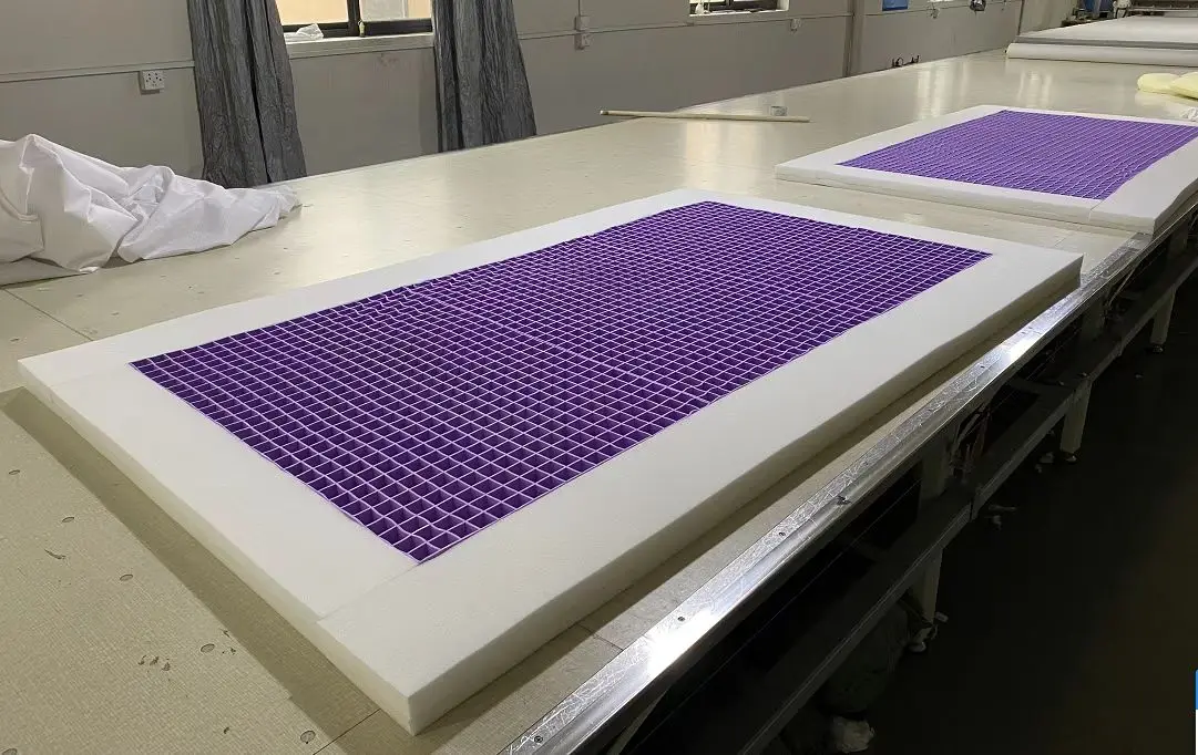 Colors Customized King Queen Size Tpe Silicone Cooling Air Gel Grid ...