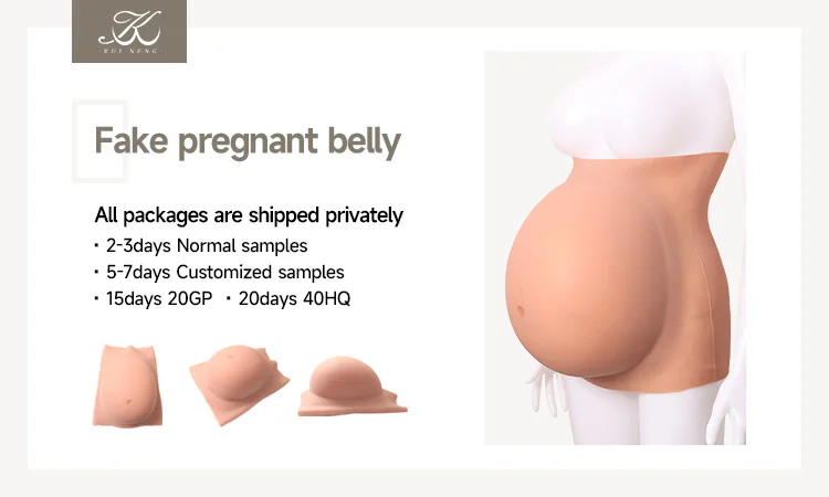 Movie Props Silicone Stomach - Pregnancy Belly Model
