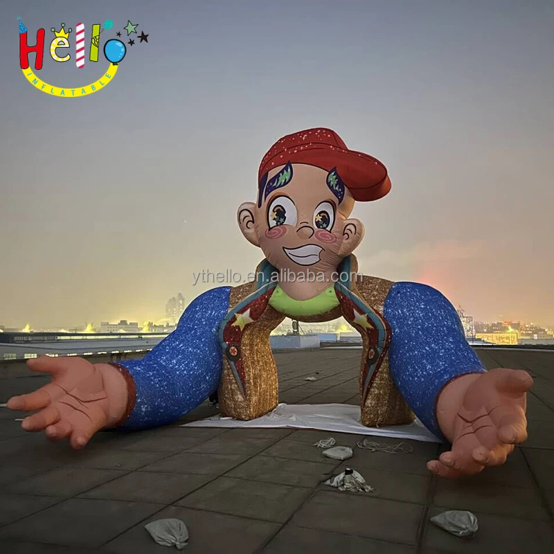 Customized Inflatable Hug Arch Stage Event Decoration Inflatable Elf ...