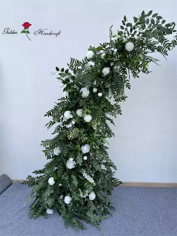 QSLH-S0646 Artificial Wedding Backdrop Floral Arrangement