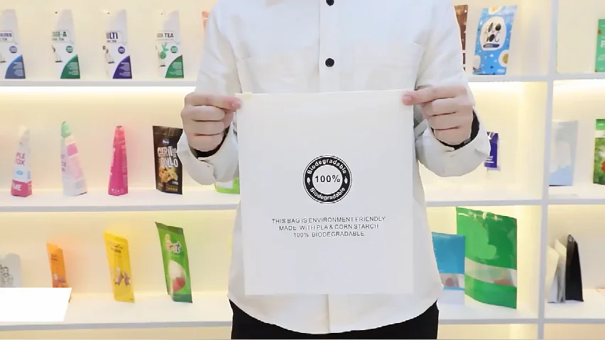 Digital Printing T Shirt PLA Compostable Biodegradable Logo Custom ...
