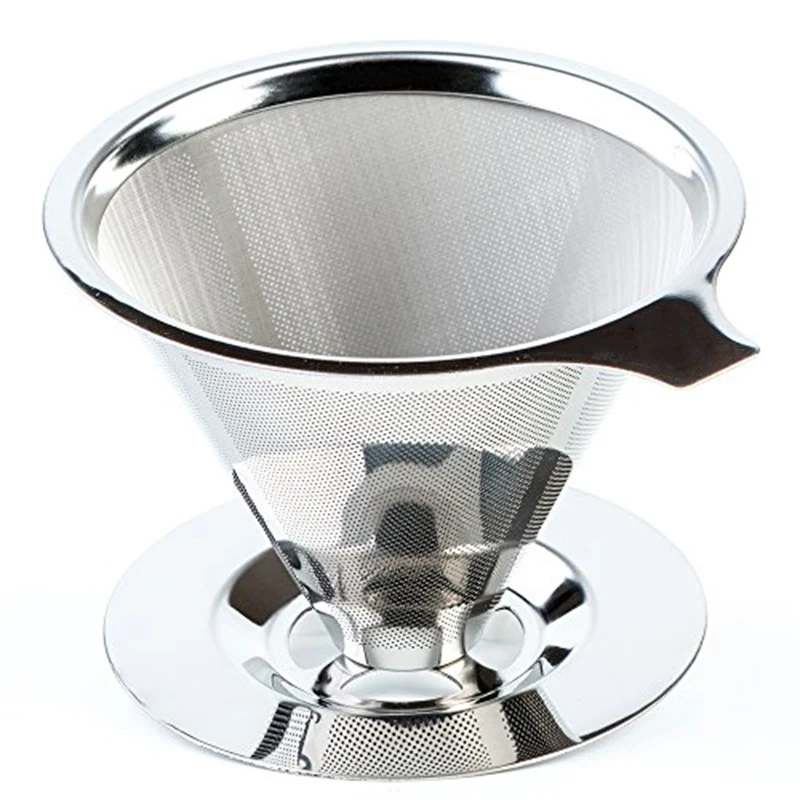 New Design Stainless Steel Etching Logo Disposable Drip Coffee Filter ...
