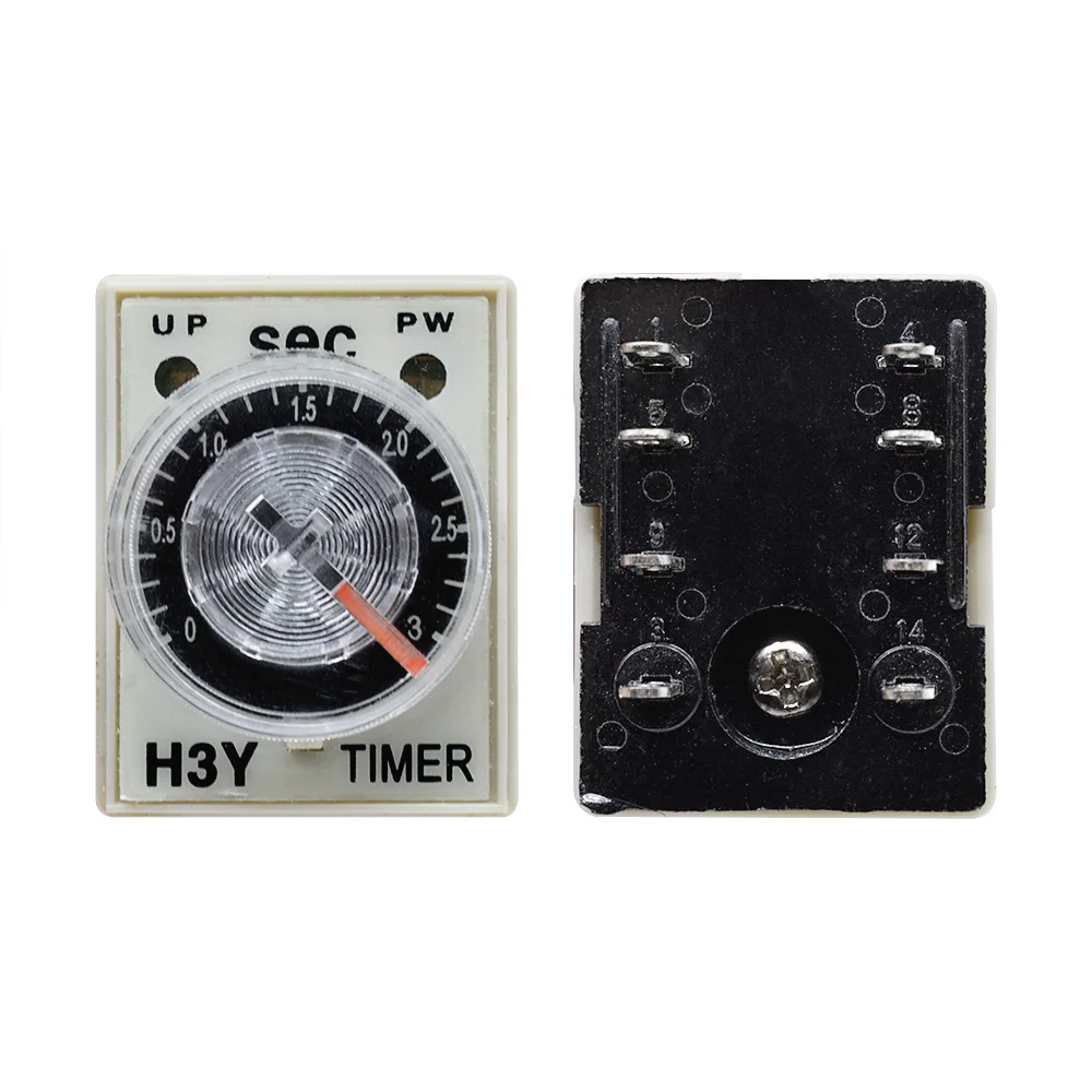 Delay Timer H3y-2 Time Relay With Base Countdown Timer Mini Time Relay ...