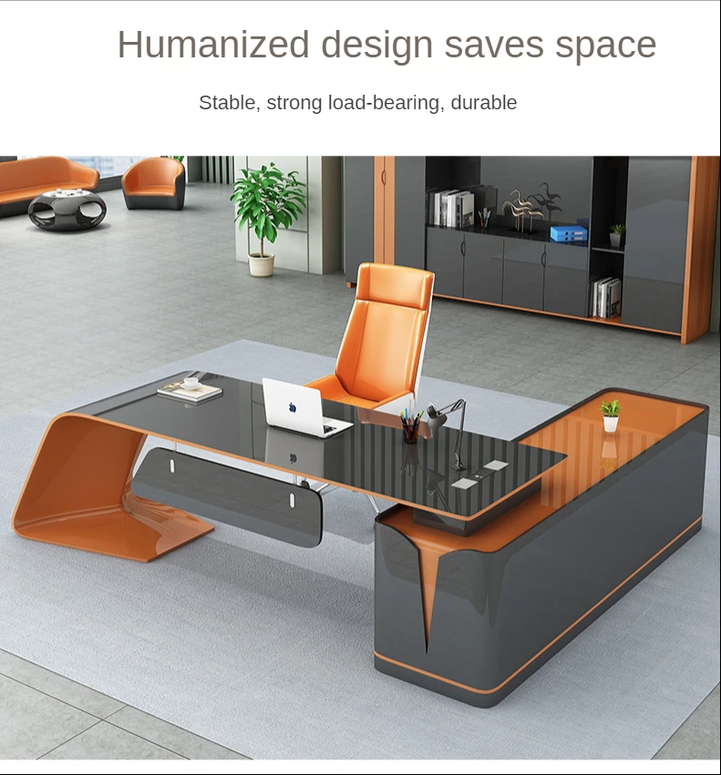 Luxury Executive Office Table - Modern & Versatile Design