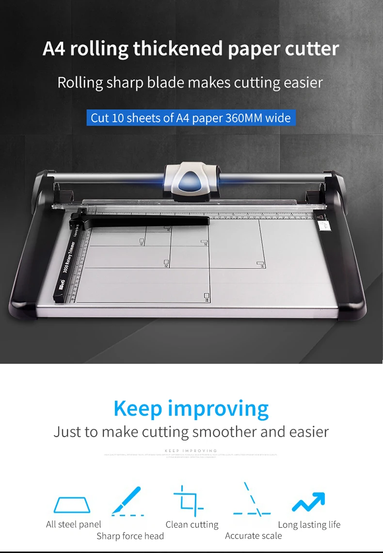 STARPRINT Manual Paper Trimmer - Precision Cutting Tools