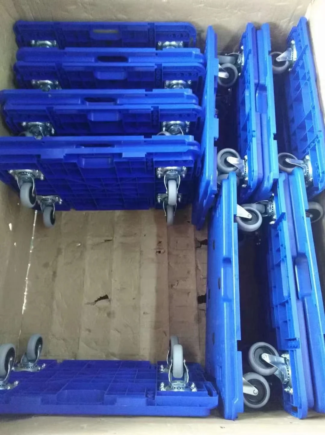 High Quality Movable Plastic Dolly Cart With Tpr Caster - Buy Platform ...
