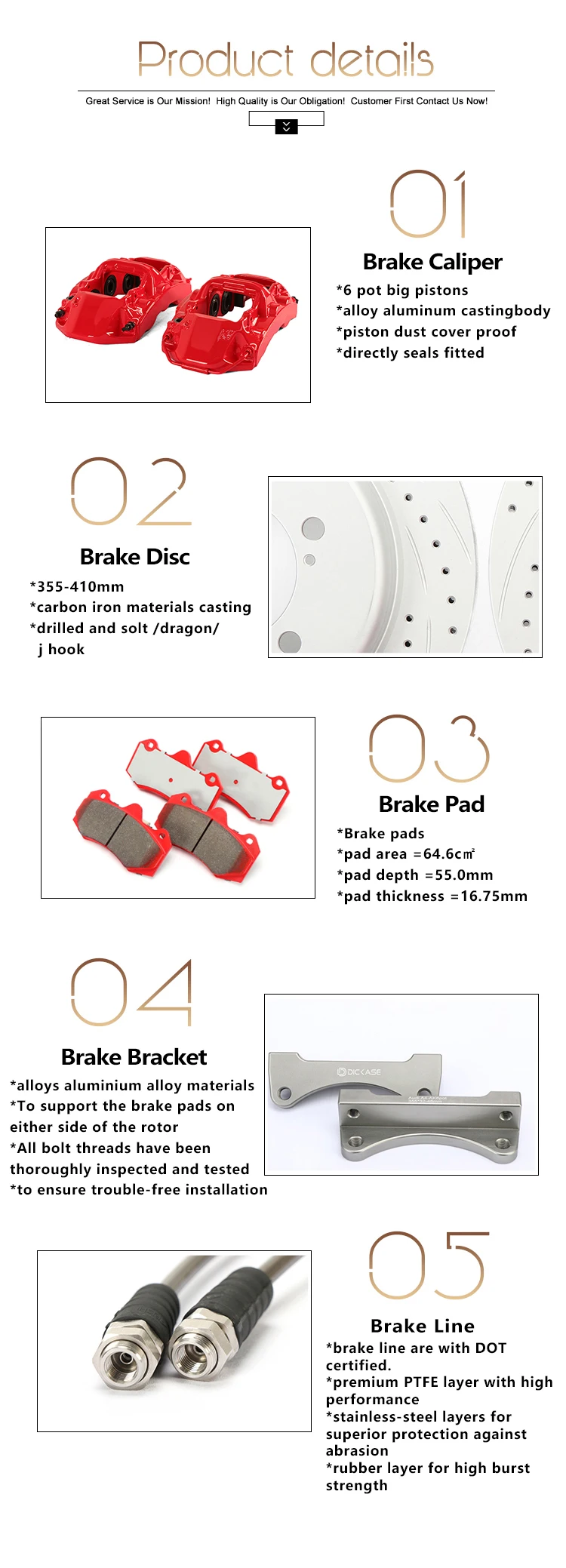 Universal Auto Brake Kit - Big Brake System for BMW, Audi, Toyota