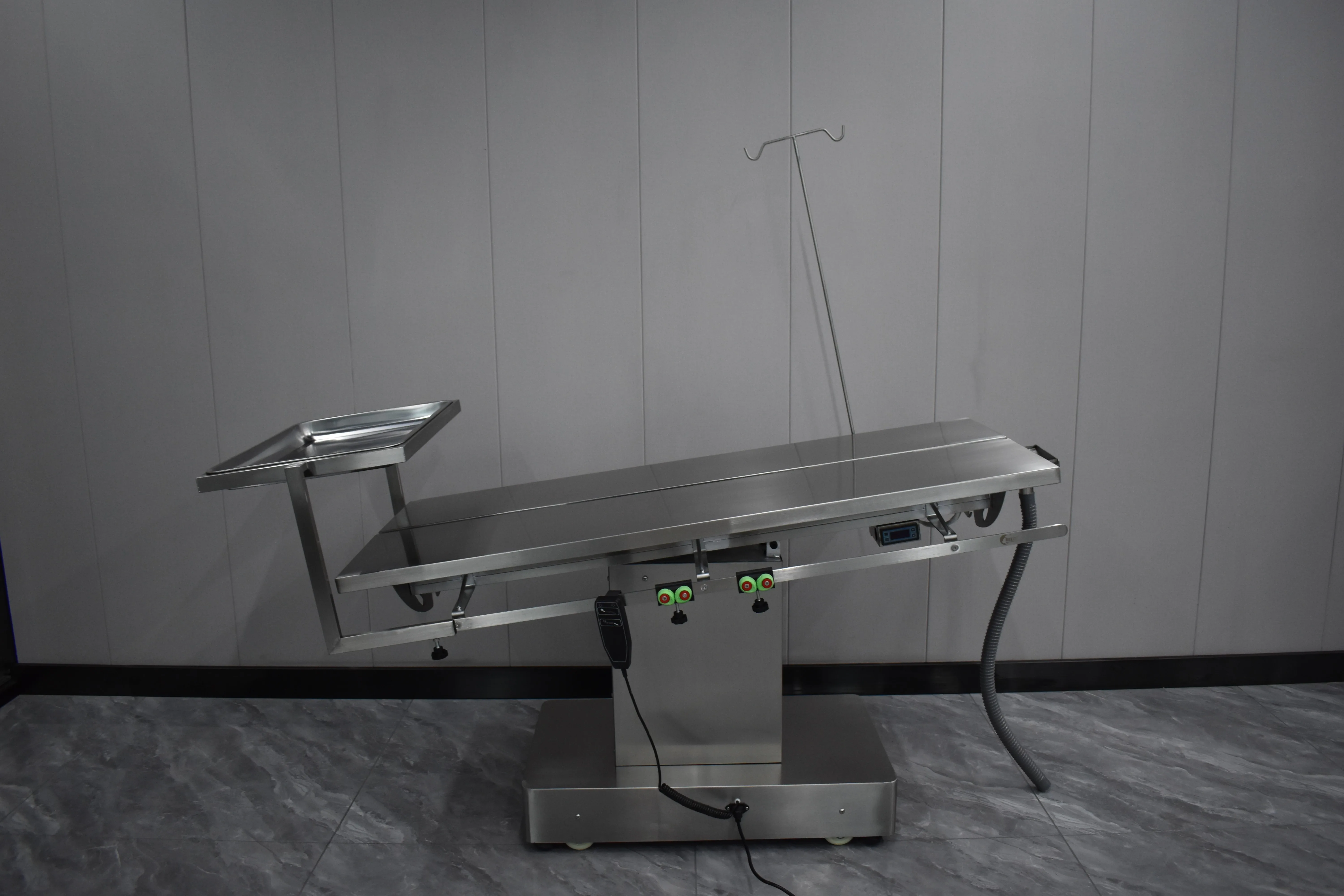V-top Electric Fold Down Operating Table Stainless Steel Veterinary For ...