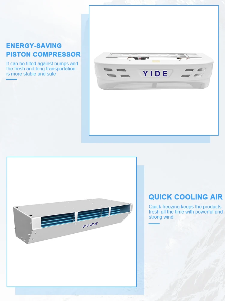 Refrigerated Van Freezer Transport Box Truck Refrigerator Cooling ...