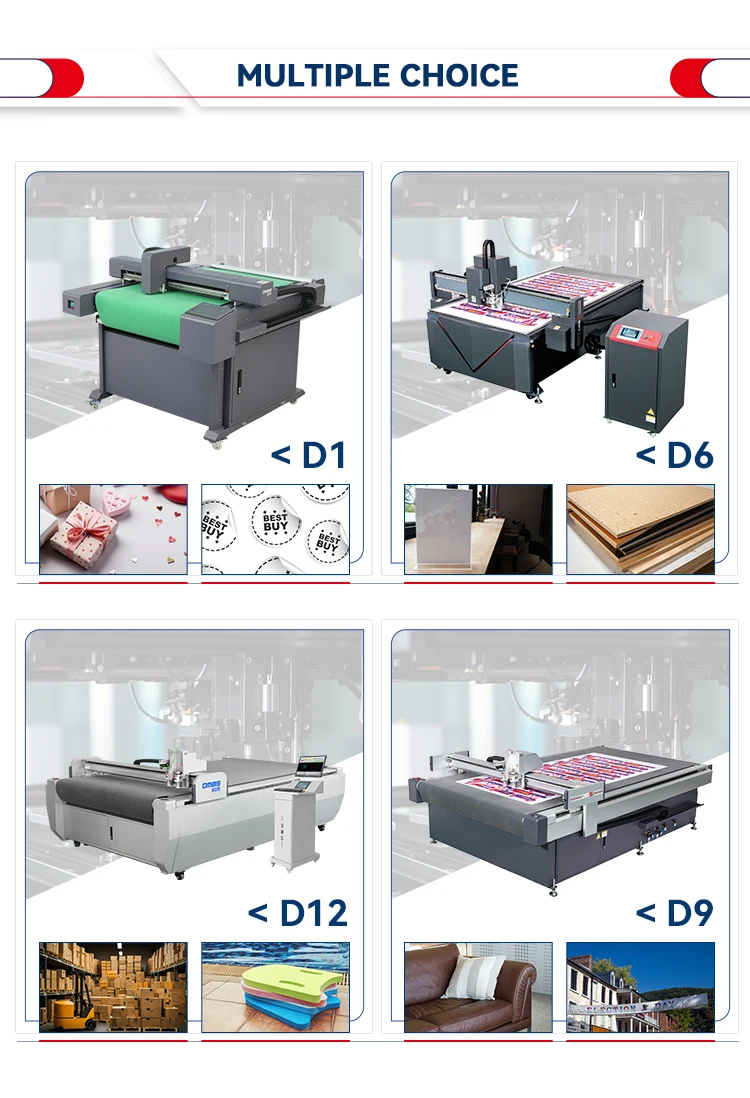 Dmais High Efficiency Flatbed Cnc Cardboard Cutting Plotter For ...