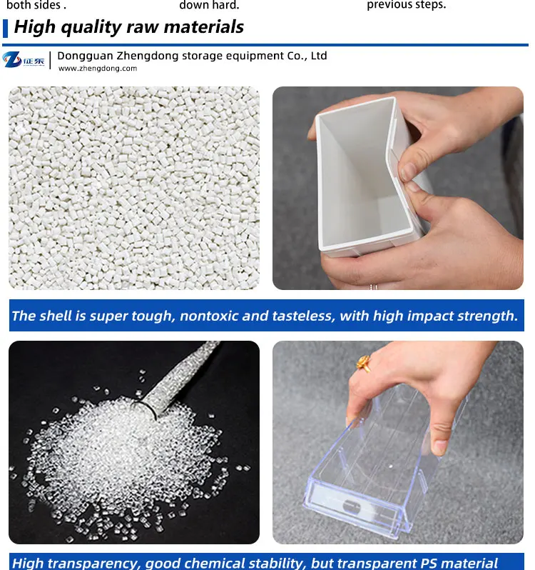 White Stackable Craft Organizer Drawer Type Box Small Box Plastic Storage