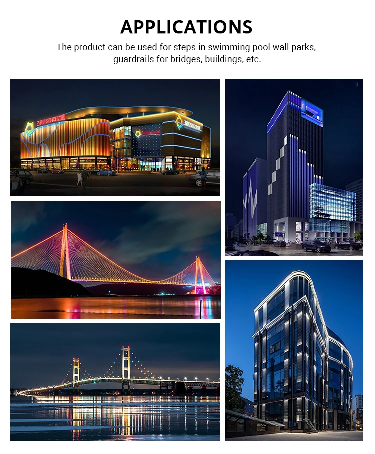 Outdoor Facade Projector Waterproof Ip65 Dmx512 Led Linear Light - Buy ...