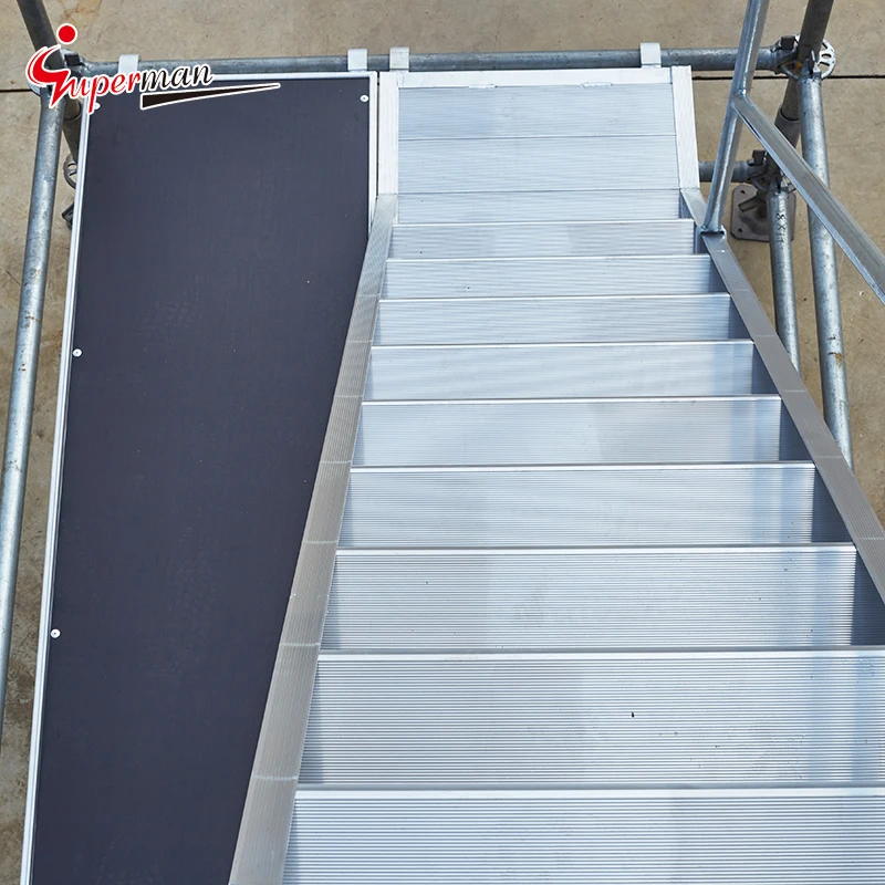 Professional Custom Folding Aluminum Alloy Ladders Long Aluminum Stairs ...