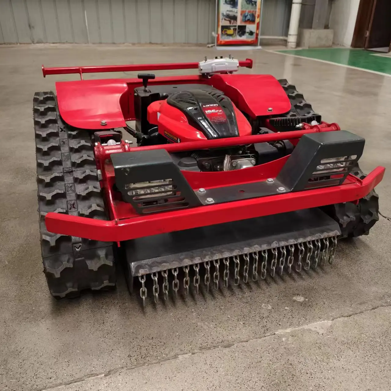 Remote Control Crawler Lawn Mower Mini Rc Robot Smart Mini Gasoline ...