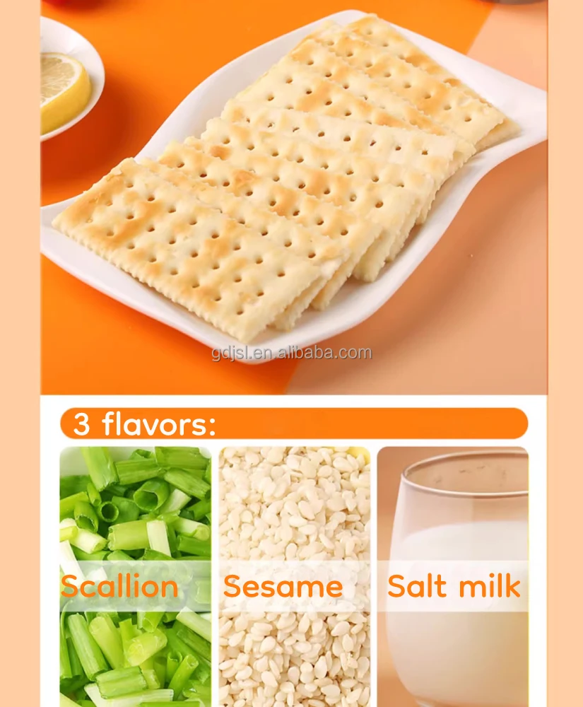 Milk Salt Soda Cracker Biscuit Crispy Crackers Milk Salt Flavor Hot ...
