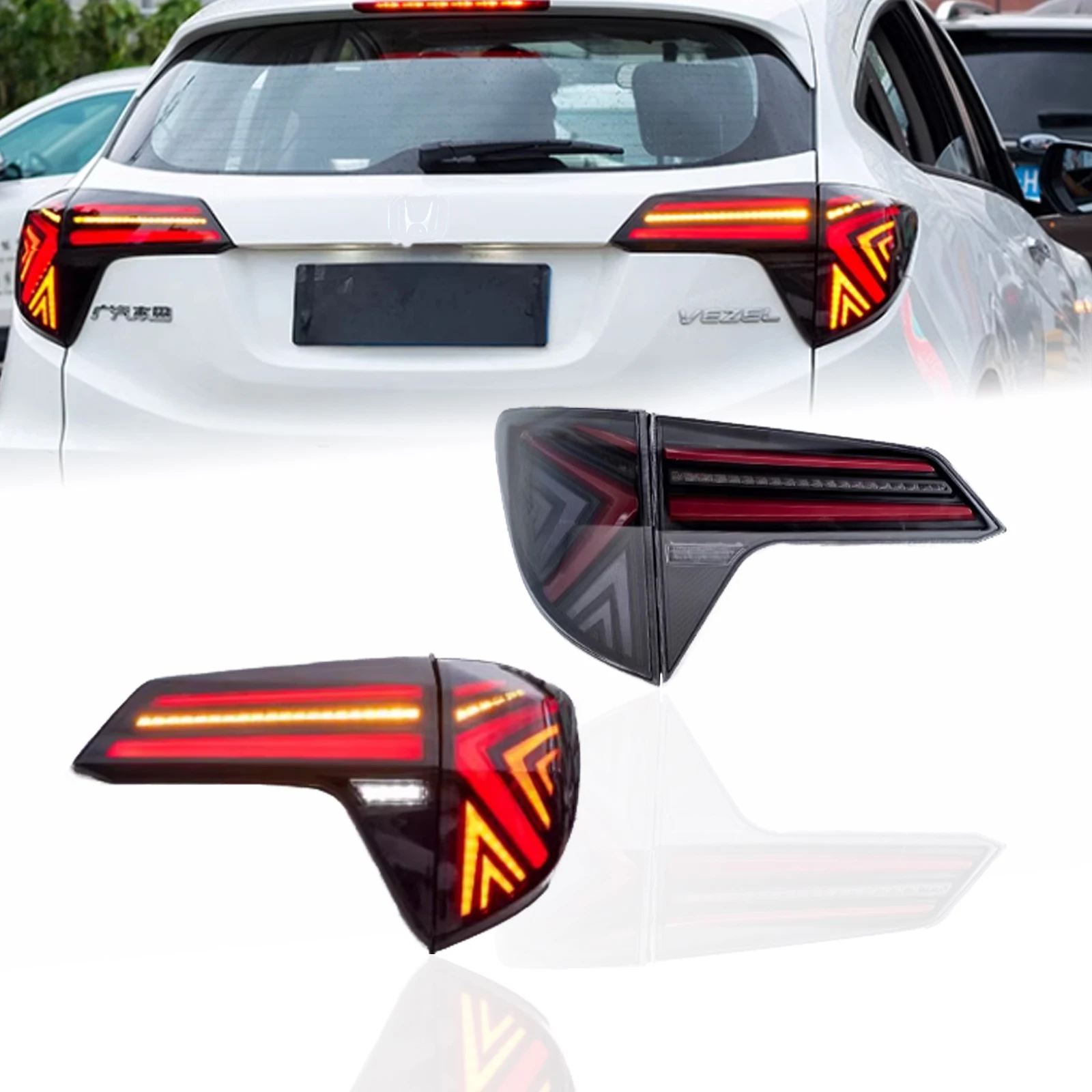 HOSI LED Tail Lamp with Sequential Turning Signal for Honda HRV Vezel