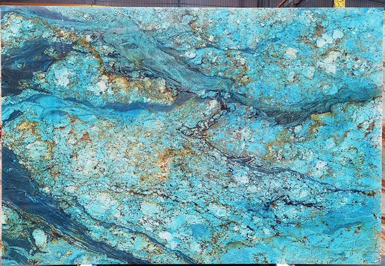 Blue Van Gogh Quartzite Granite for Kitchen Countertops