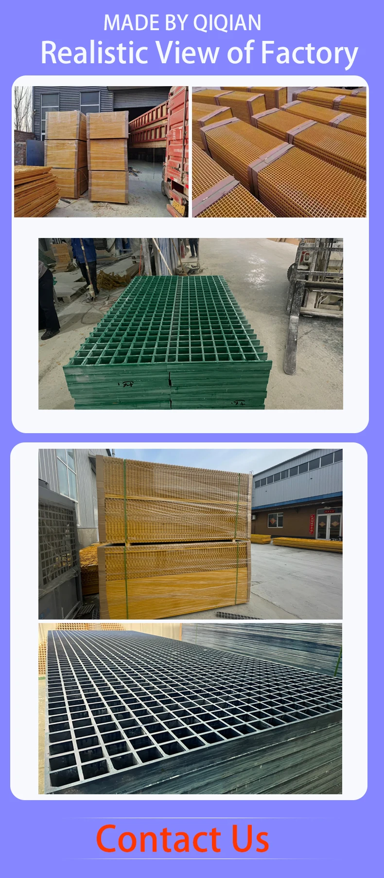 Frp Grating Frp Molded Grating Frp Grp Fiberglass Plastic Walkway ...