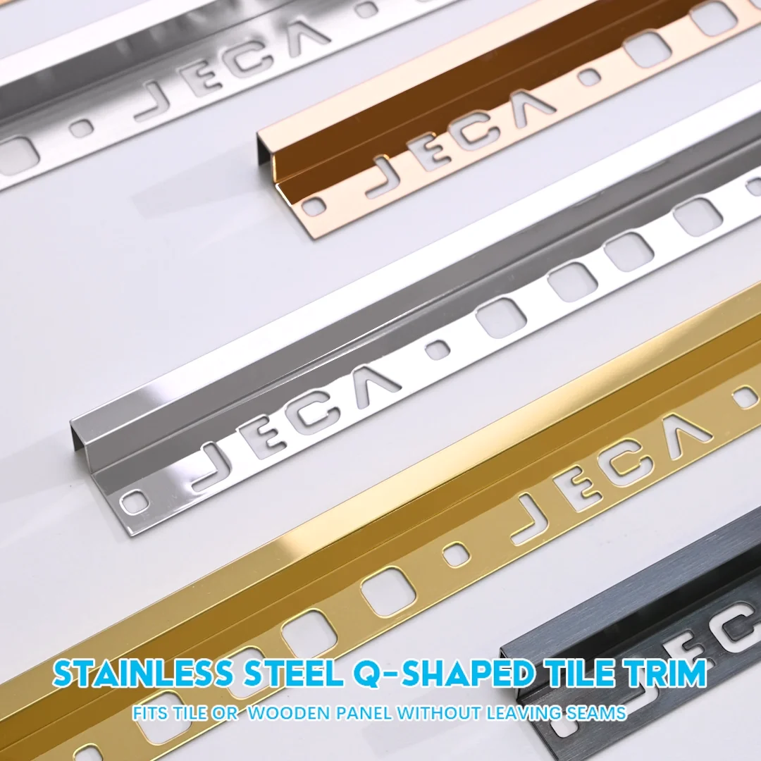 Foshan Factory Jeca Stainless Steel Tile Trim Tile Corner Trim For Wall ...