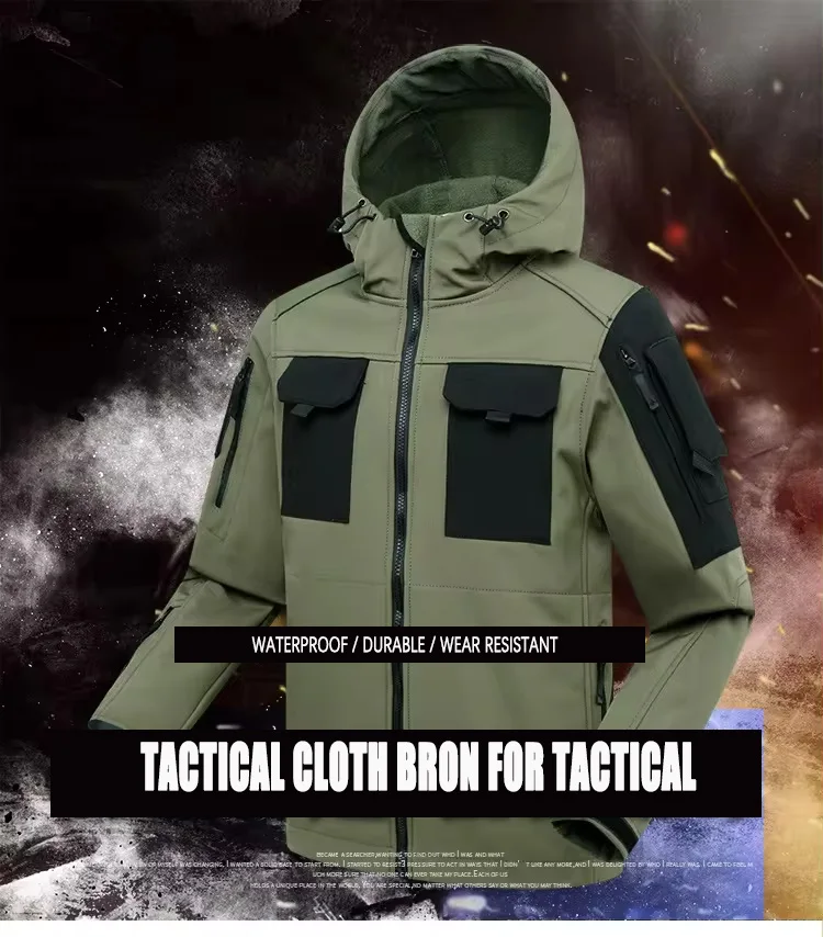 Men's Formal Winter Tactical Uniform Set with Waterproof Black Hat OEM ...