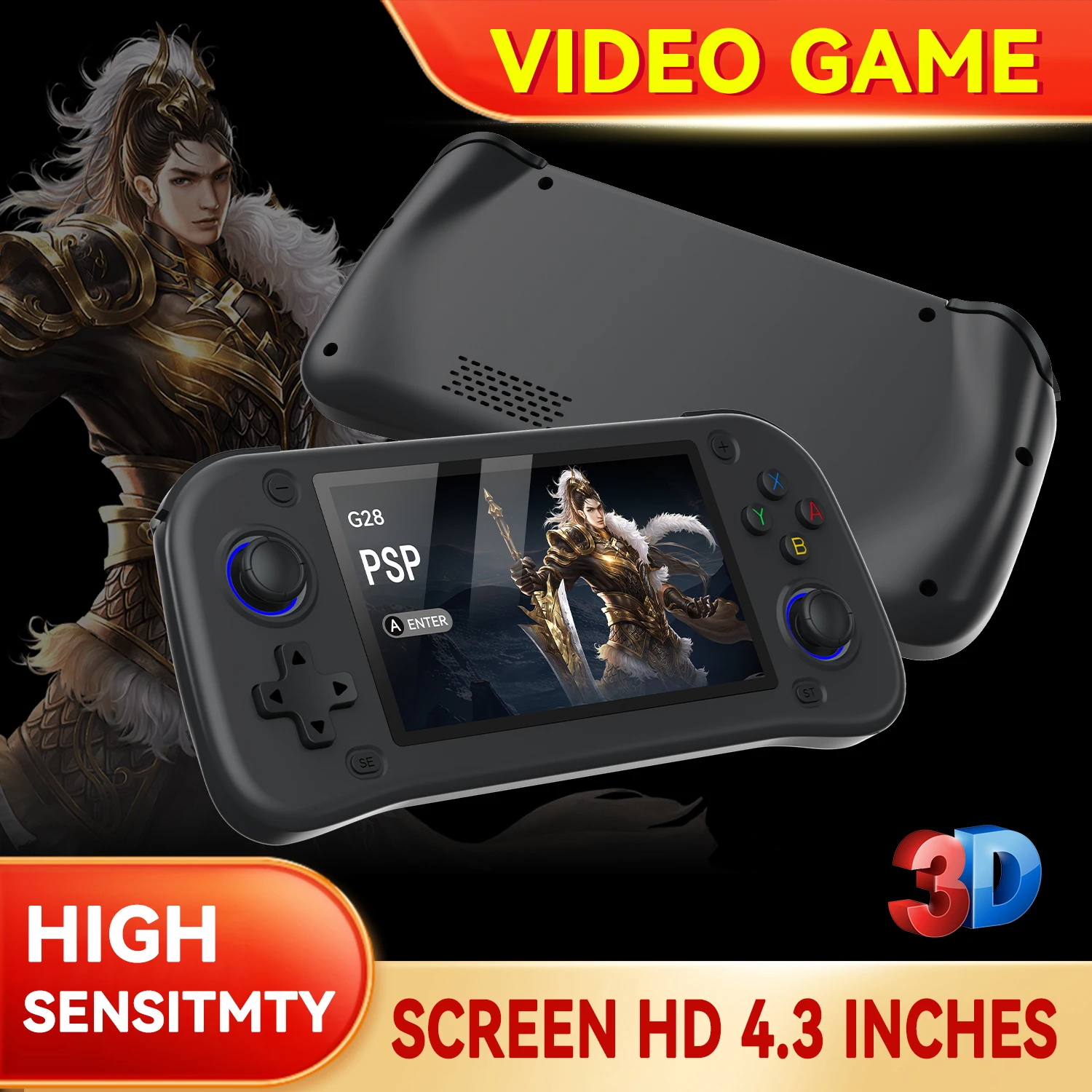 2025 G28 Portable Retro Handheld Game Console - 20000+ Games