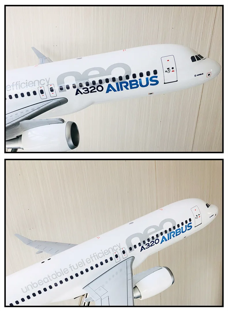 Large Model Aircraft - A320 Neo Scale 1/60 for Decoration