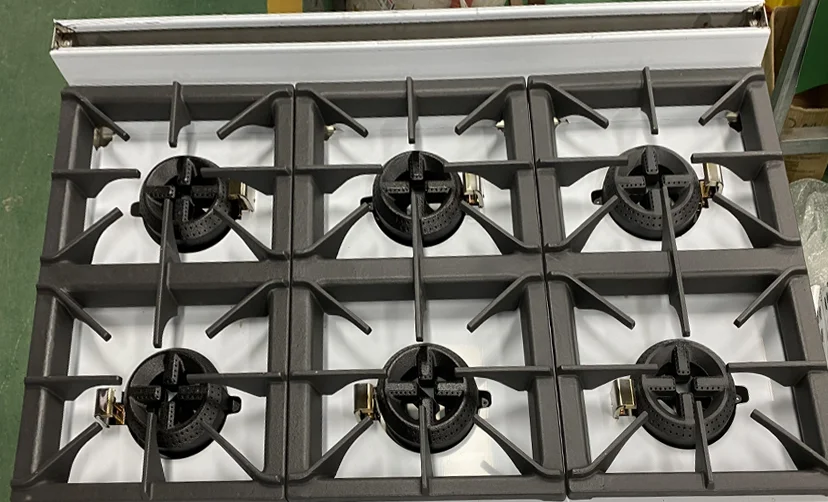 High Productivity Gas Range 6 Burner Stove by Cambon