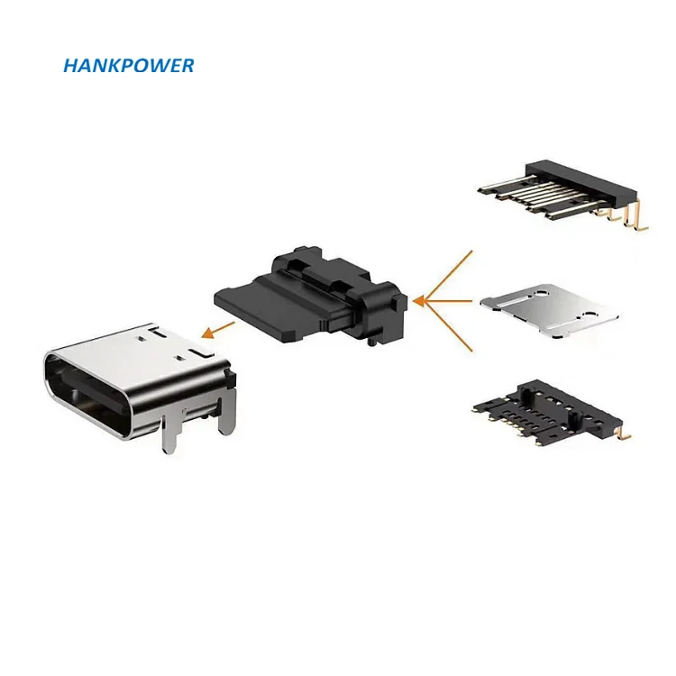 USB to Type C FPC Charging Cable - Right Angle Flexibility