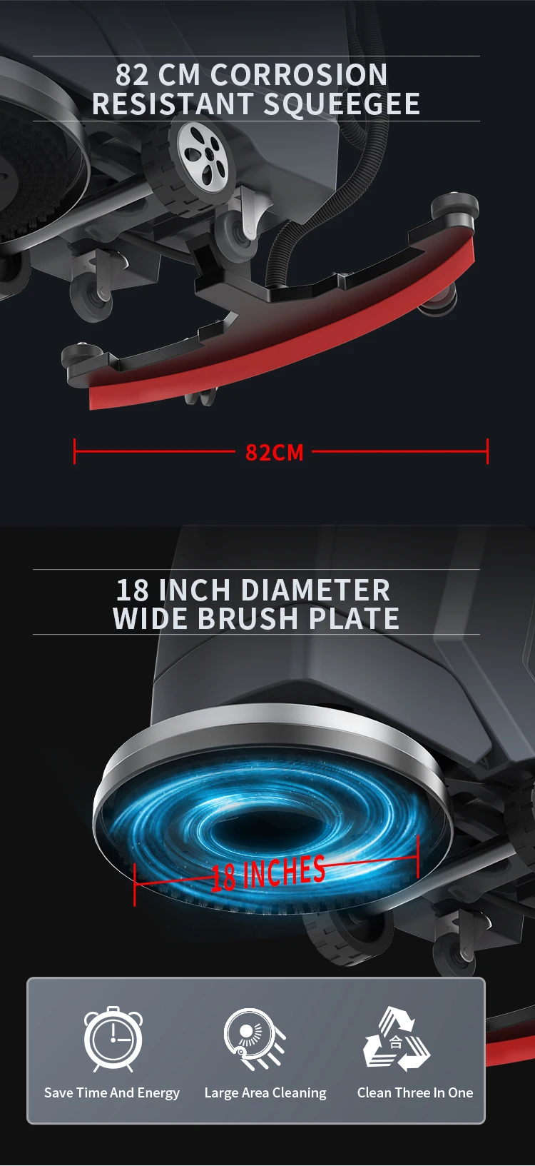 Yangzi X4 Industrial Floor Washing Scrubber Machine