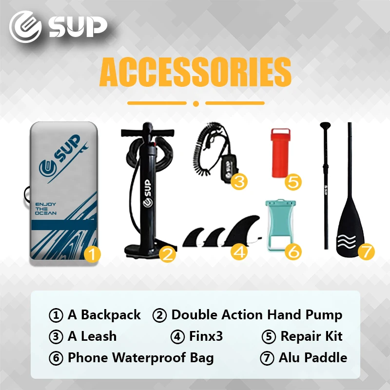 Esup 11 Feet 6 Inch Stand Up Paddle Board Paddleboard Inflatable With ...