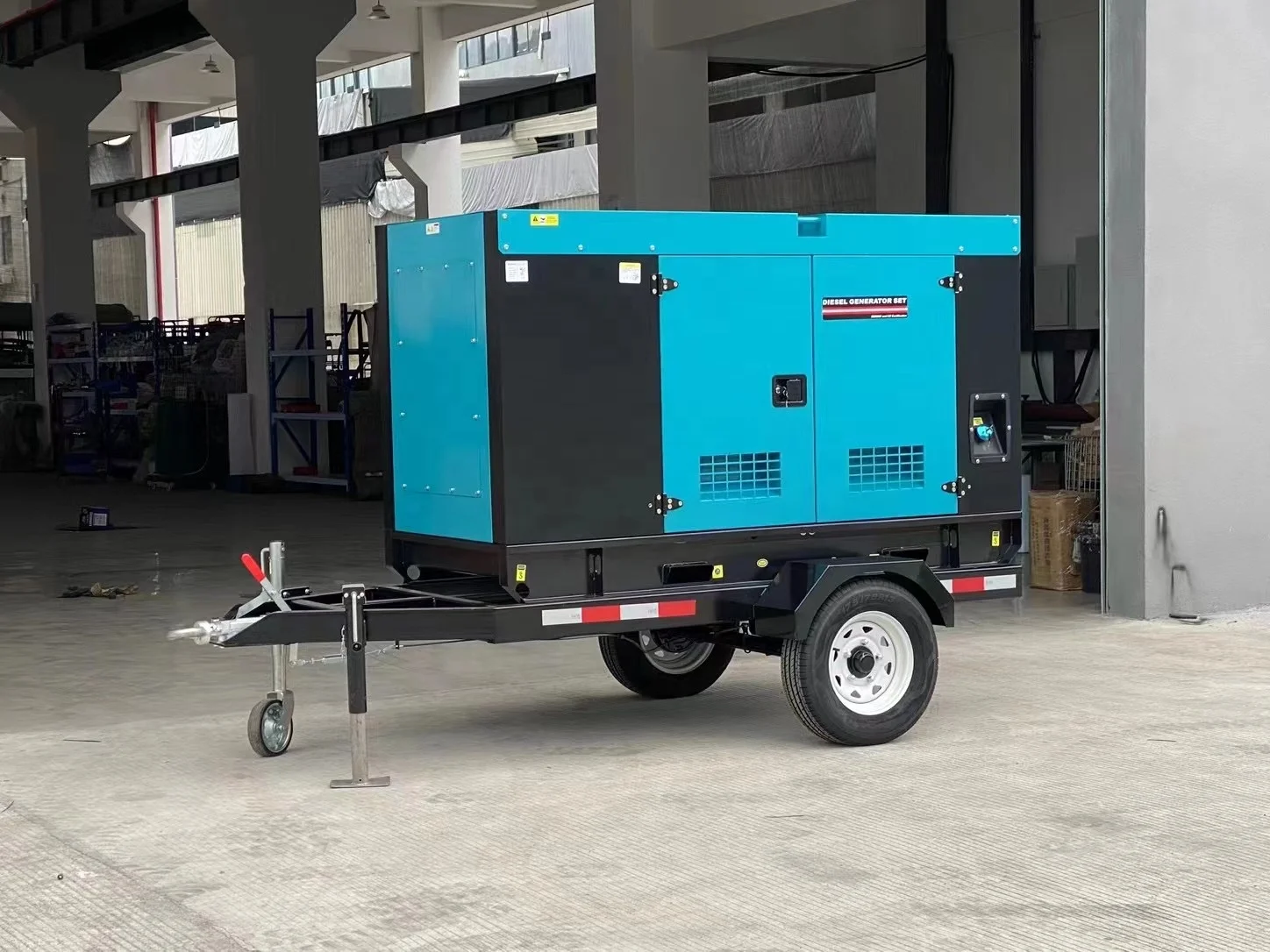 New Chinese Movable Power Silent Mobile Diesel Generator With Trailer ...