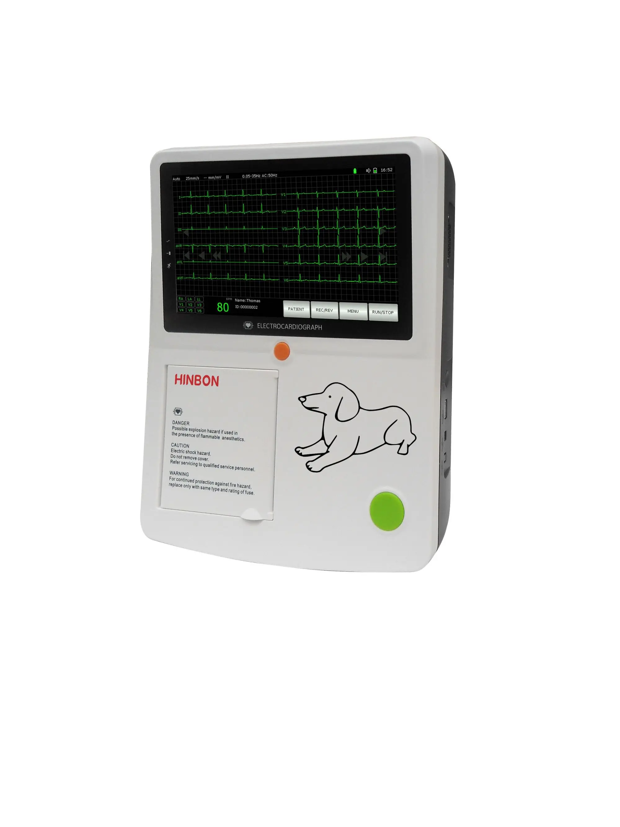 Electrocardiogram Veterinary Instrument 3 Channel Ecg Machine Price For ...