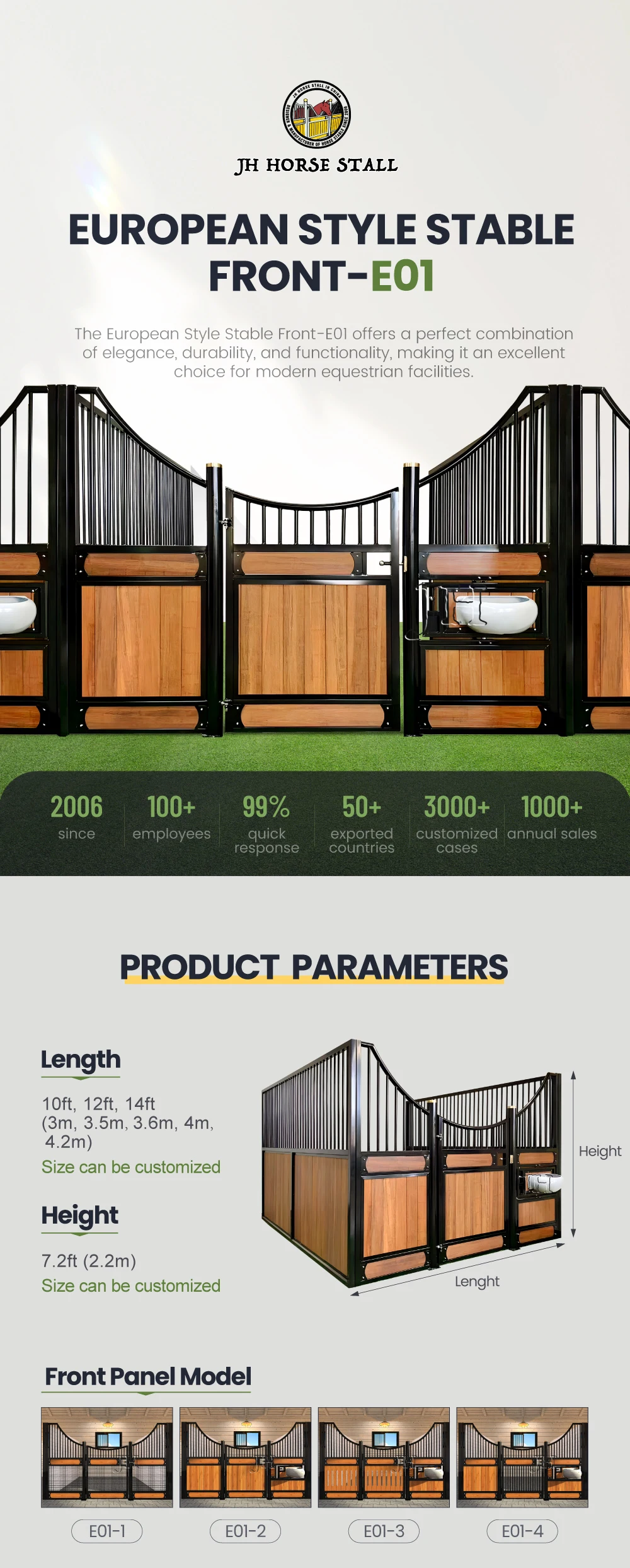 Indoor Barn Horse Stall Design European Classic Horse Stable Bamboo ...